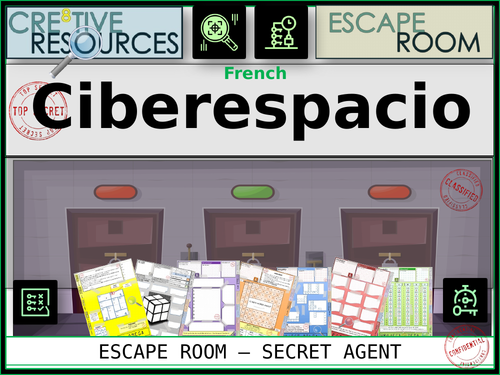 Ciberespacio Spanish Escape Room | Teaching Resources