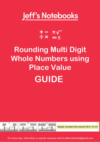 Round Multi-Digit Whole Numbers - Place Value & the Number Line ...