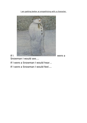 The Snowman Literacy Planning | Teaching Resources