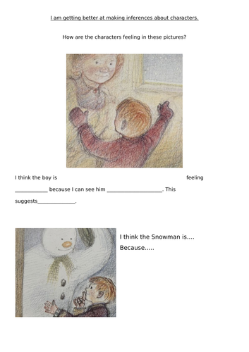 The Snowman Literacy Planning | Teaching Resources