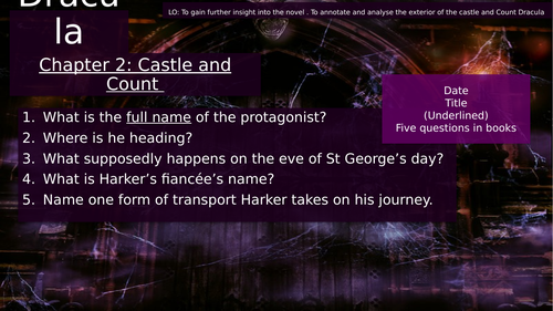 Dracula - KS3 | Teaching Resources