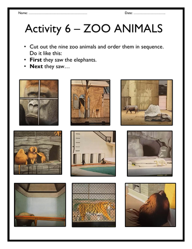 ZOO by Anthony Browne - PowerPoint + 16 Worksheets | Teaching Resources