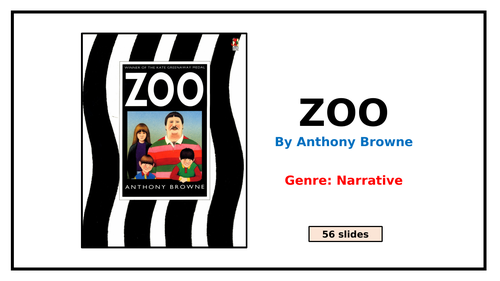 ZOO by Anthony Browne - PowerPoint + 16 Worksheets | Teaching Resources