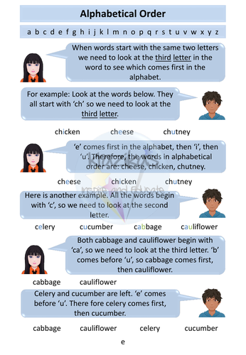 Functional Skills English - Entry Level 3 - Alphabetical Order Workbook ...