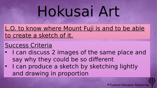 Katsushika Hokusai Art Unit – KS2 (6 Outstanding Lessons) | Teaching ...