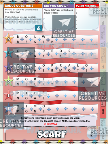 Christmas Escape Room | Teaching Resources