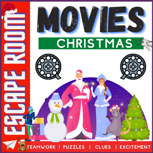 Christmas Movies Escape room | Teaching Resources