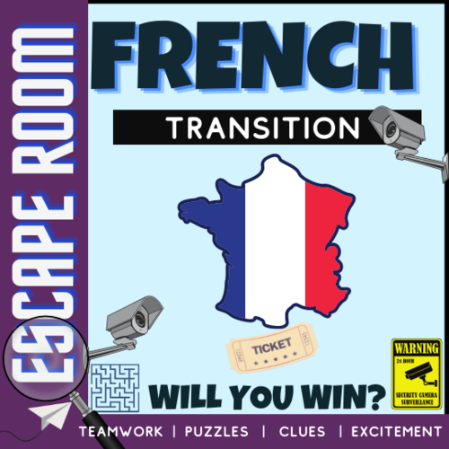 French Transition Escape Room | Teaching Resources