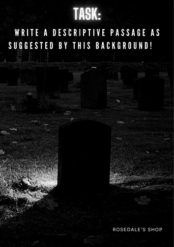 Descriptive & Creative Writing Examples: Horror, Suspense, Spooky ...