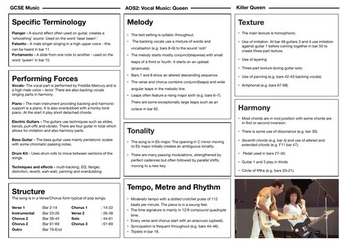Pearson Edexcel GCSE Music - Set Works - Knowledge Organisers | Teaching Resources