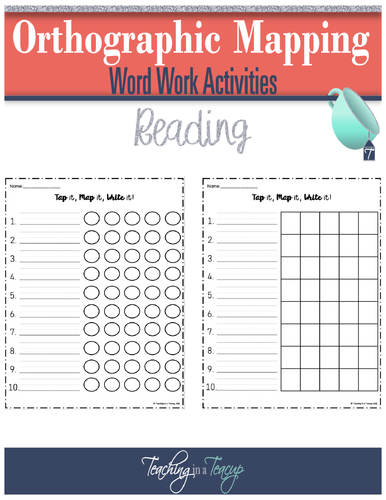 Orthographic Mapping Word Work Activities | Teaching Resources