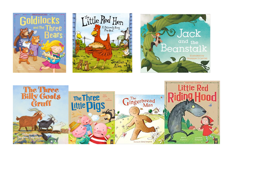 Traditional Tales phrases matching ks1 | Teaching Resources