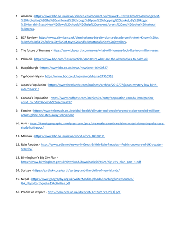 Geography Reading Bundle | Teaching Resources