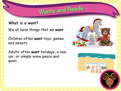Wants and Needs - KS1 | Teaching Resources