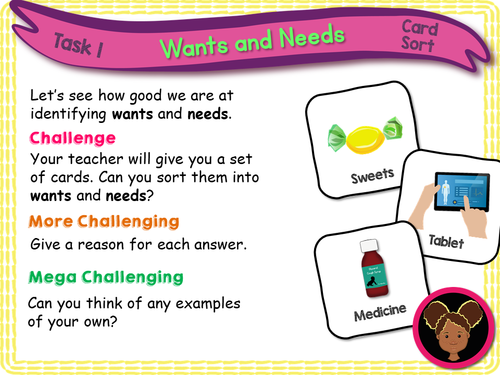 Wants and Needs - KS1 | Teaching Resources