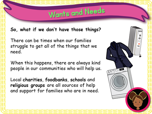 Wants and Needs - KS1 | Teaching Resources