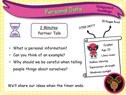 Personal data - KS1 | Teaching Resources