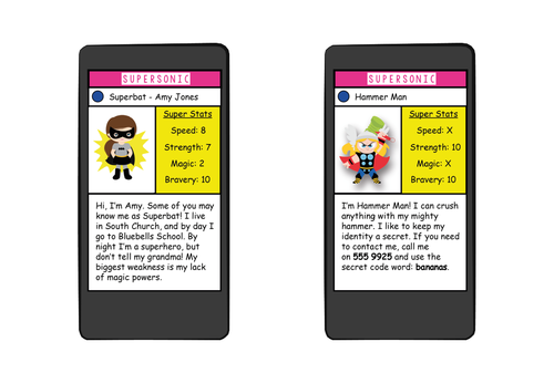 Personal data - KS1 | Teaching Resources