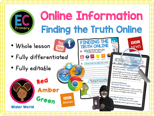 Online Information - KS1 | Teaching Resources