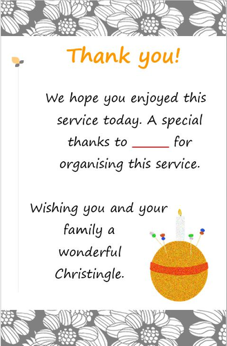 Adult-led Christingle Service (Script, PowerPoint + Booklet) | Teaching ...