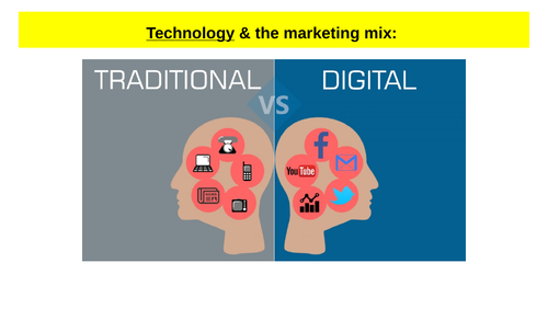 Technology & the marketing mix: IGCSE Business | Teaching Resources