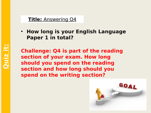 AQA English Language Paper 1 lessons for SEN/LPA/EAL | Teaching Resources