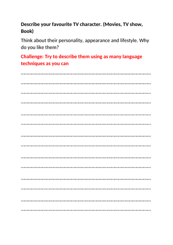 AQA English Language Paper 1 lessons for SEN/LPA/EAL | Teaching Resources