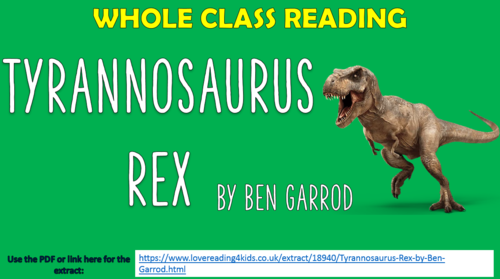 Tyrannosaurus Rex - Non-Fiction Text - Whole Class Reading Session ...
