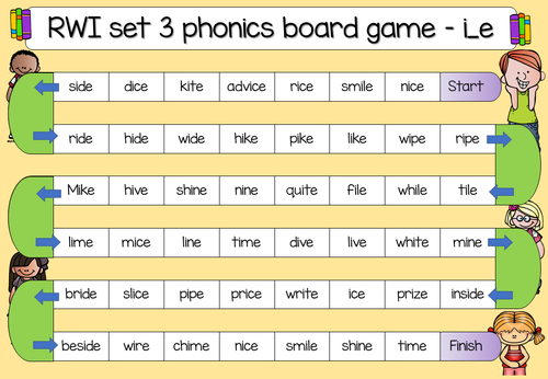 RWI: Read Write Inc Set 3 sounds fun & colourful phonics board games ...