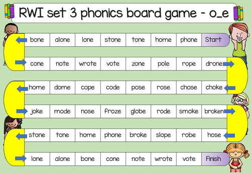 RWI: Read Write Inc Set 3 sounds fun & colourful phonics board games ...