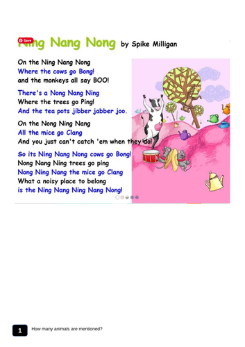 Whole Class Reading Poetry SATs Style Questions | Teaching Resources