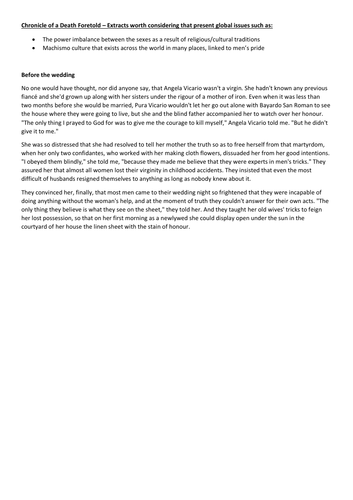 Individual Oral - IA - IB - LAL - Body of Work - Marquez - The Great ...