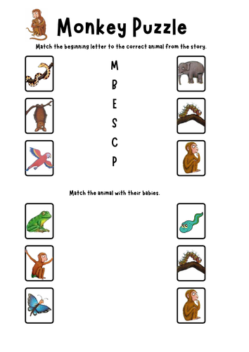 Julia Donaldson Literacy worksheets | Teaching Resources