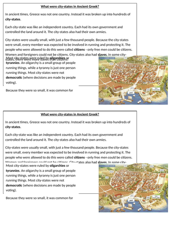 Greek society | Teaching Resources