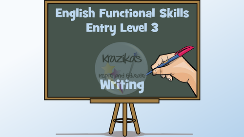 Functional Skills English - Entry Level 3 - Writing Composition ...