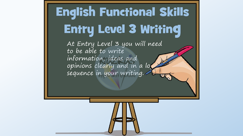 Functional Skills English - Entry Level 3 - Writing Composition ...