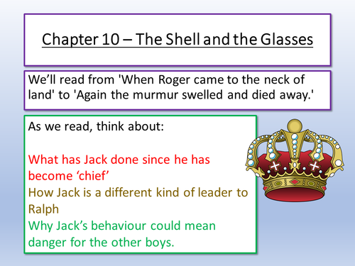 Lord of the Flies Chapter 10 and 11 | Teaching Resources