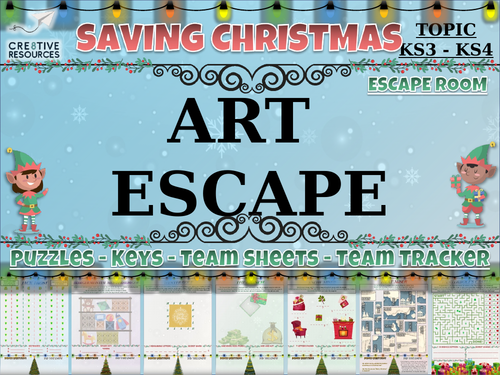Christmas Art Escape Room | Teaching Resources