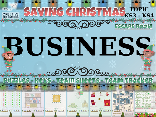 Christmas Business Escape Room | Teaching Resources