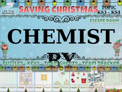 Christmas Chemistry Escape Room | Teaching Resources