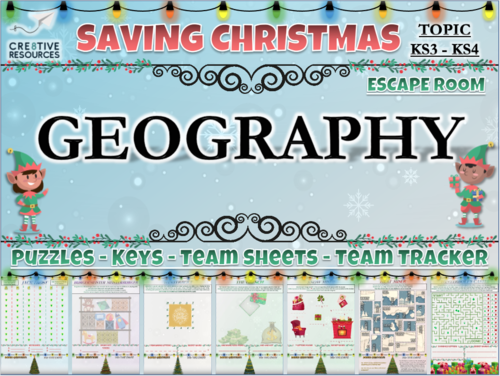 Christmas Geography Escape Room | Teaching Resources