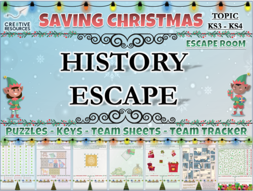 Christmas History Escape Room | Teaching Resources