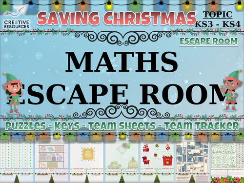 Christmas Maths Escape Room | Teaching Resources