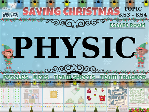 Christmas Physics Escape Room | Teaching Resources
