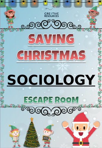 Christmas Sociology Escape Room 2024 | Teaching Resources