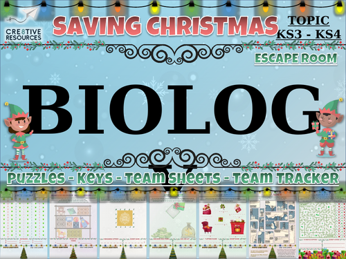 Christmas Biology Escape Room | Teaching Resources