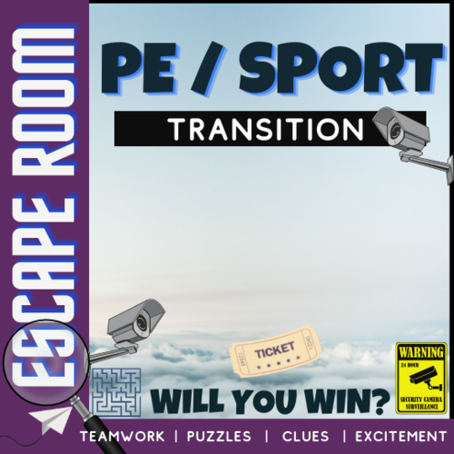 Transition in PE Escape Room | Teaching Resources