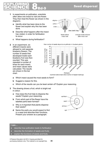 Exploring Science 8B – Plants and their Reproduction | Teaching Resources