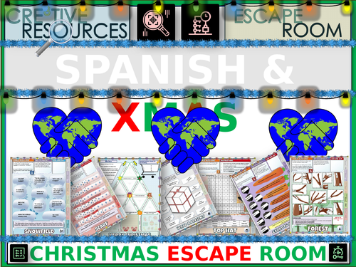 Engineering Escape Room - Christmas | Teaching Resources