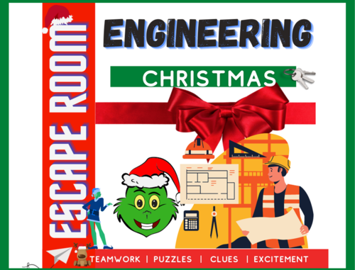 Engineering Escape Room - Christmas | Teaching Resources